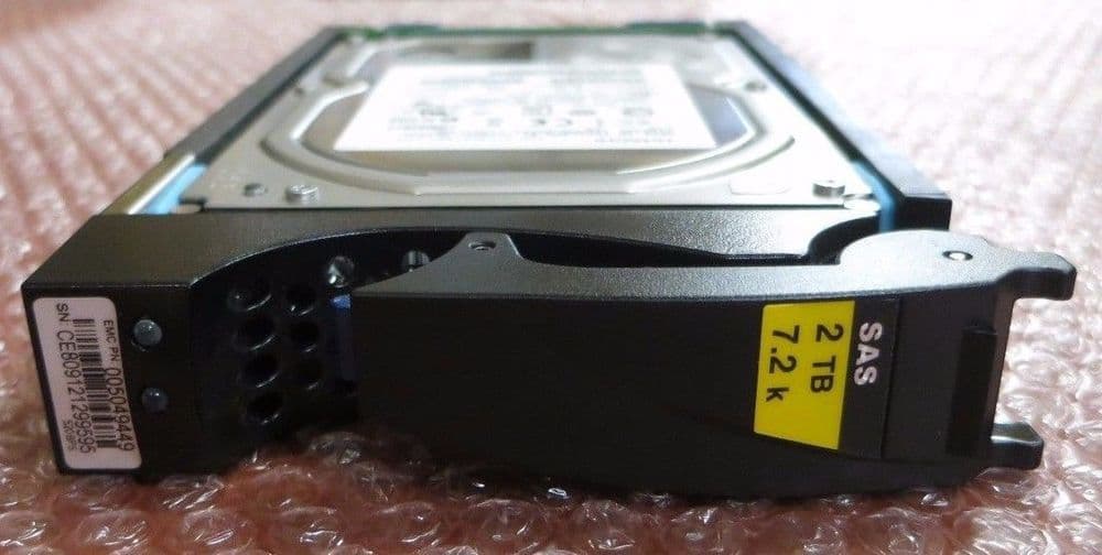 EMC 2TB 6G 7 2K 3 5 SAS HDD 005049449 V3-VS07-020 For EMC VNX 5100 5300 ...