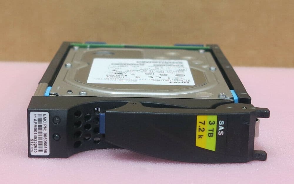 EMC 3TB 3 5" SAS 6GB/s 7 2K 64MB 512BPS HDD Hard Drive VNX Series 005050596