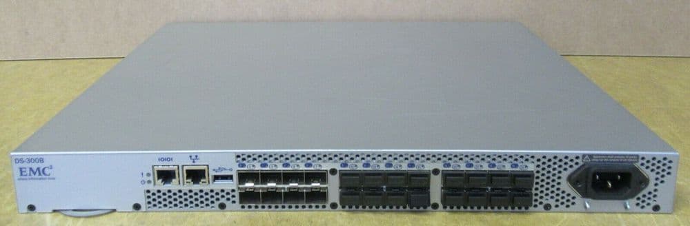 EMC Brocade 300 DS-300B 24 Port 8-Port Active 8Gb FC Switch EM-320-0008
