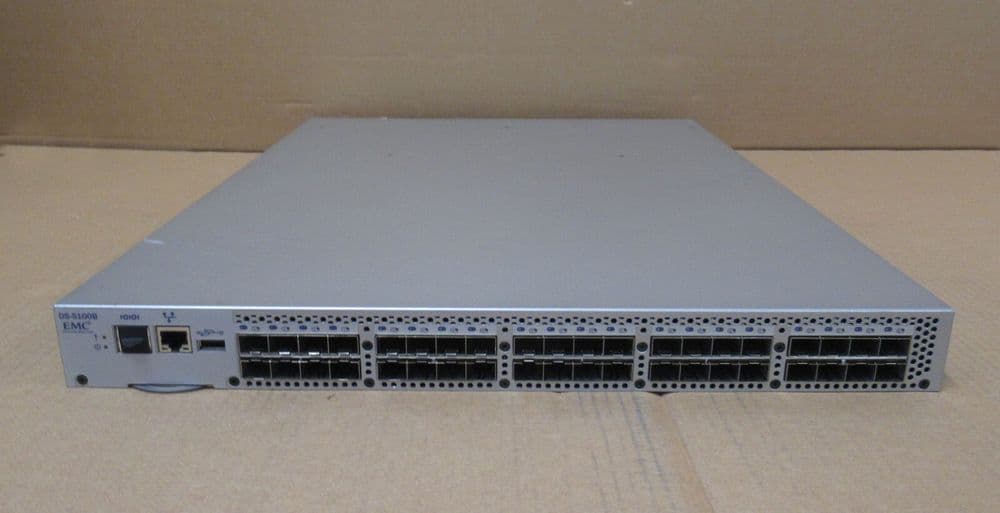 EMC Brocade DS-5100B 40-Port 24-Active 8Gb FC SAN Switch - NO BOOTLOG