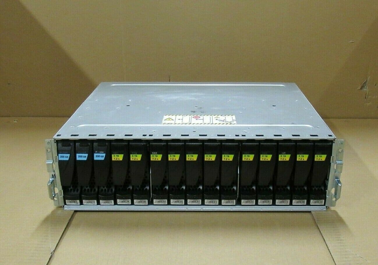 EMC DAE Disk Array Expansion KTN-STL3 12 x 3TB 3 x 200G Flash 2x SAS ...
