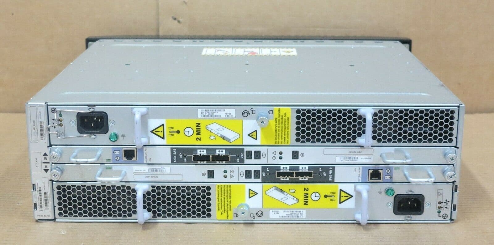 EMC DAE Disk Array Expansion SAS KTN-STL3 15x 3TB HDD 005050596 2x ...