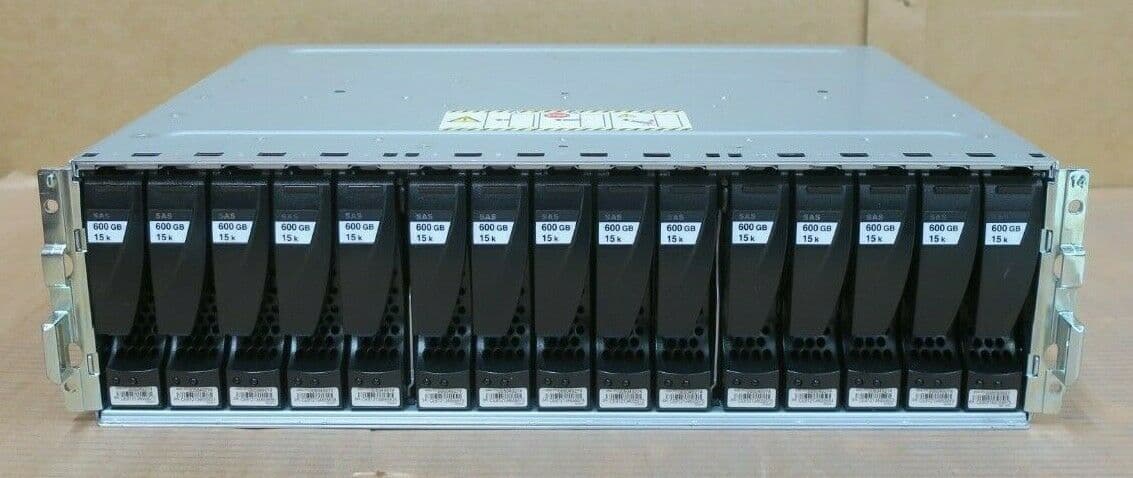 EMC DAE Disk Array Expansion SAS KTN-STL3 15x 600GB 15K Drives 2x ...