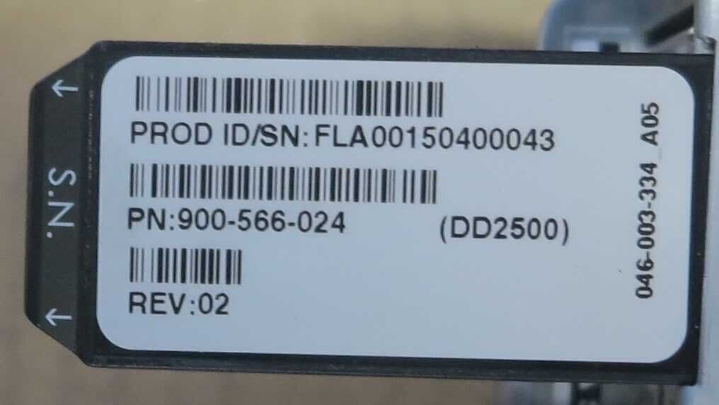 EMC Data Domain DD2500 Storage System E5-2660 32GB Ram 12x 3TB HDD 2U Rack