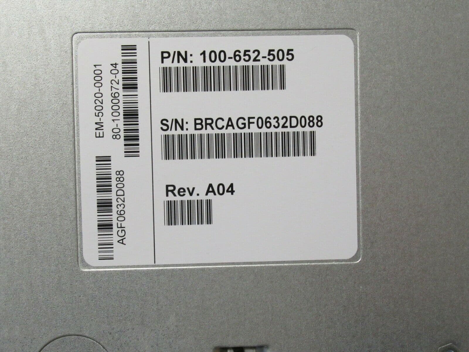 EMC DS-5000B Brocade 5000 4GB 24 Ports Active FC Fibre Channel Switch ...