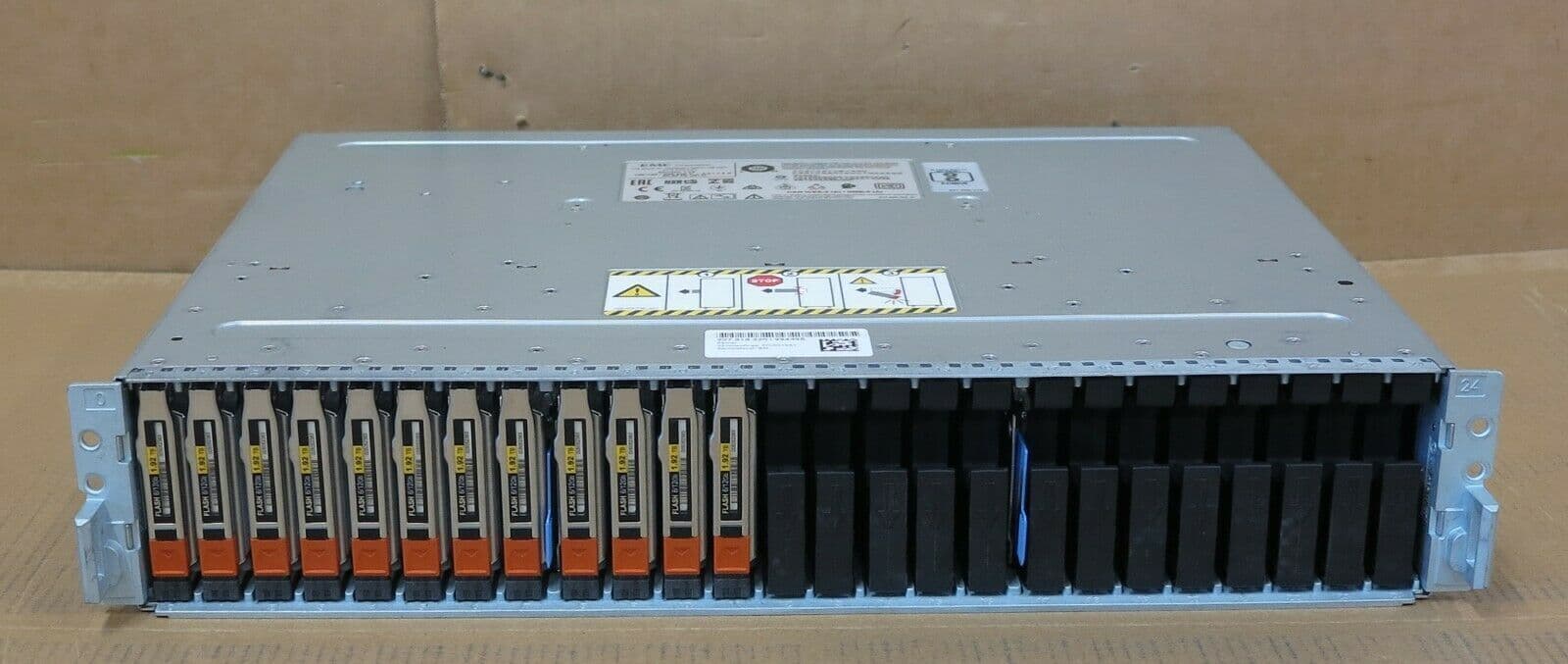 Emc Unity Tae 25 Bay Storage Array 12x 1 92tb Flash Ssd 2x Sas Controller 2x Psu