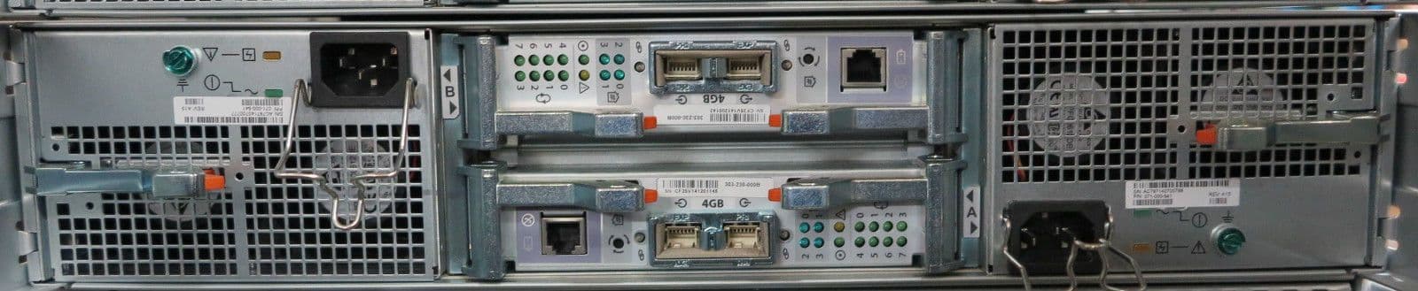 EMC VMAX 25 Bay SAS Disk Shelf 17x 300Gb 10k 5 1Tb Storage 2x 4Gb ...