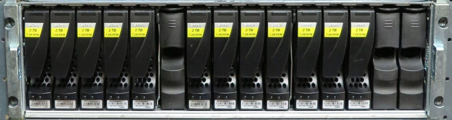 EMC VMAX DAE 15 Bay 3 5" Shelf 8x 2Tb 7 2k 2x 100Gb Flash 2x 4Gb ...