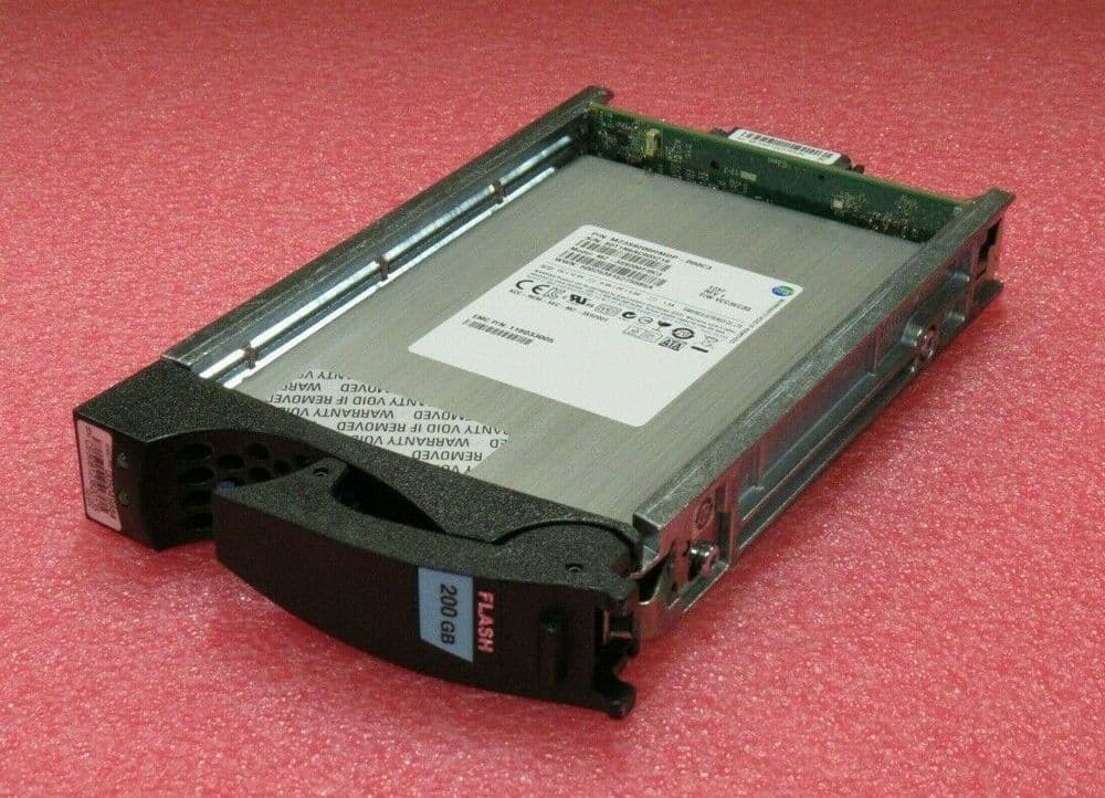 EMC VNX VX-VS6F-200 200GB FLASH SSD SAS 005049884 V3-VS6F-200 VNX5100 ...