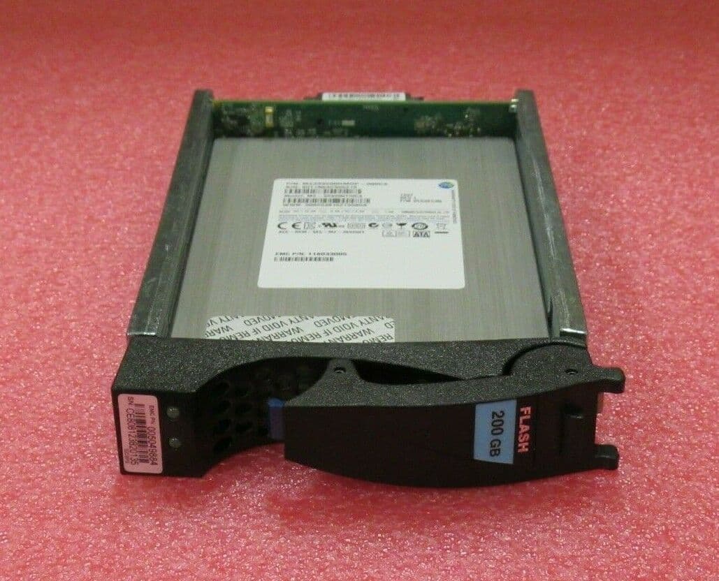 EMC VNX VX-VS6F-200 200GB FLASH SSD SAS 005049884 V3-VS6F-200 VNX5100 ...