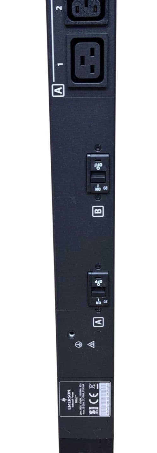 Emerson MPH2 0U Branch Metered Rack PDU 230V 32A 18 x C13 6 x C19 MPHB1243