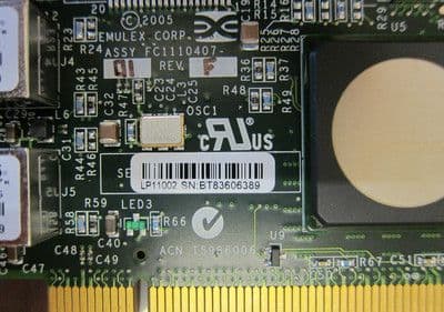 Emulex LP11002 4Gbps FC Fibre Channel DUAL PORT PCI-X HBA Host Bus Adap ...