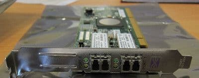 Emulex LP11002 4Gbps FC Fibre Channel DUAL PORT PCI-X HBA Host Bus Adap ...