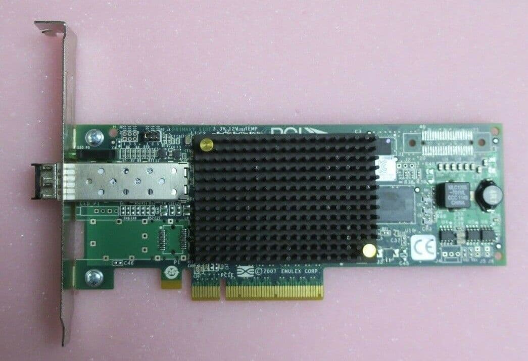 Emulex LPE12000 8Gb Fibre Channel HBA Host Bus Adapter 1x AFBR-57D7APZ ...