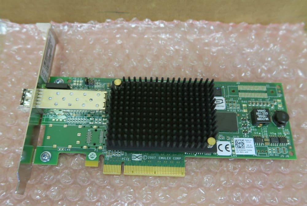 Emulex LPE12000 8Gb Fibre Channel HBA Host Bus Adapter Full Height 8GB ...