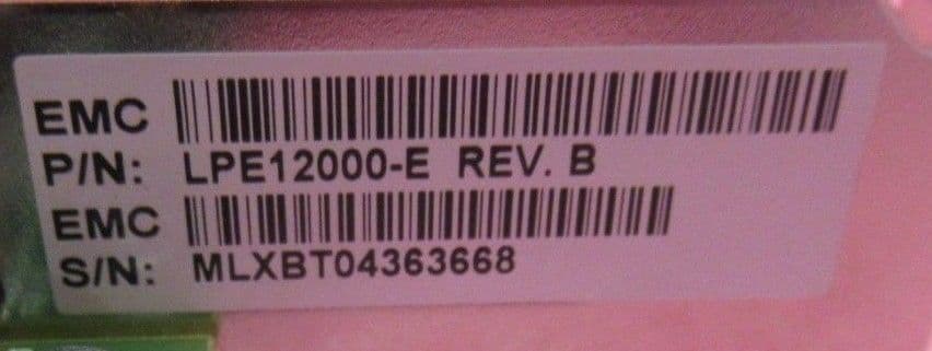 Emulex LPE12000 LPE12000-E 8Gb Fibre Channel PCIe HBA Host Bus Adapter SFP