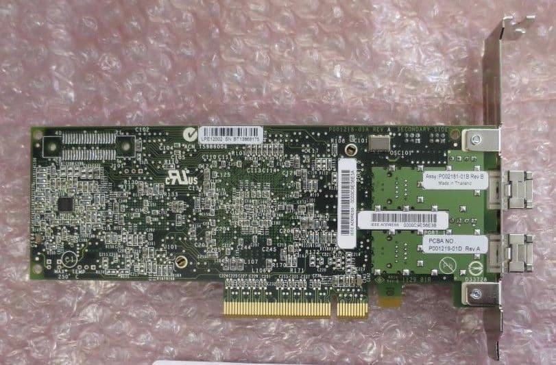 Emulex-LPe12002-8Gbps-PCI-e-HBA-Dual-Port-Fiber-Channel-Adapter-FH-IBM ...