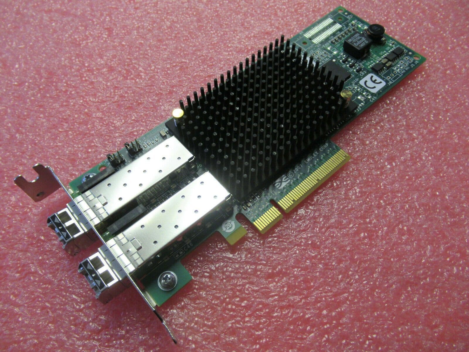 Emulex Lpe12002 Pci E 2 0 X8 Dual Port 8gbs Fc Hba Card Half Height 2x 8gb Sfp
