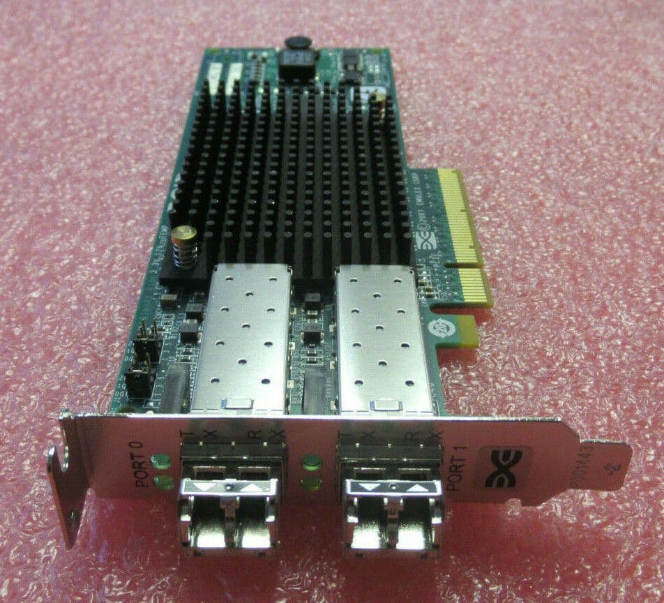 Emulex LPE12002 PCI-E 2 0 X8 Dual Port 8Gb/s FC HBA Card Half Height 2x ...
