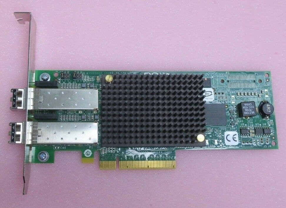 Emulex LPE12002 PCI-E Dual Port 8Gb/s Fibre Channel FC Adapter Card 2x ...