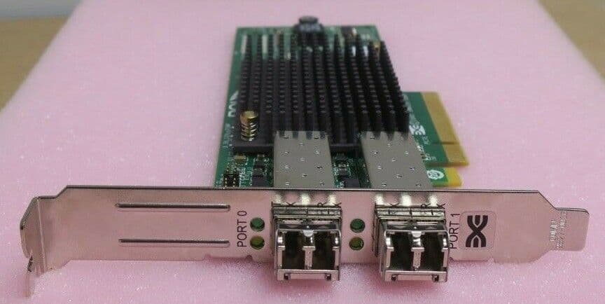 Emulex LPE12002 PCI-E Dual Port 8Gb/s Fibre Channel FC Adapter Card 2x ...