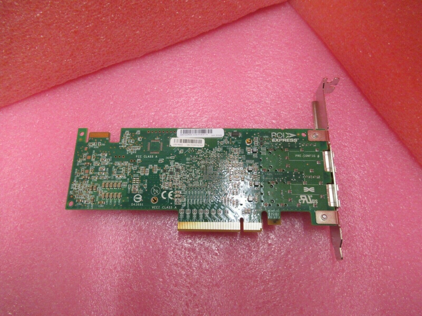 Emulex LPE16002 Dual Port 16GB 16GB/s HBA Adapter with Full Half Height ...