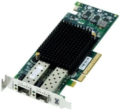 Emulex OCe14102 Dual Port SFP 10GbE PCIe-x8 Network Adapter P008827-21F LP
