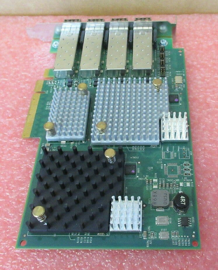 Emulex P003798-01B Quad Port 8Gb PCI-E Fibre Channel HBA Card 4x SFP