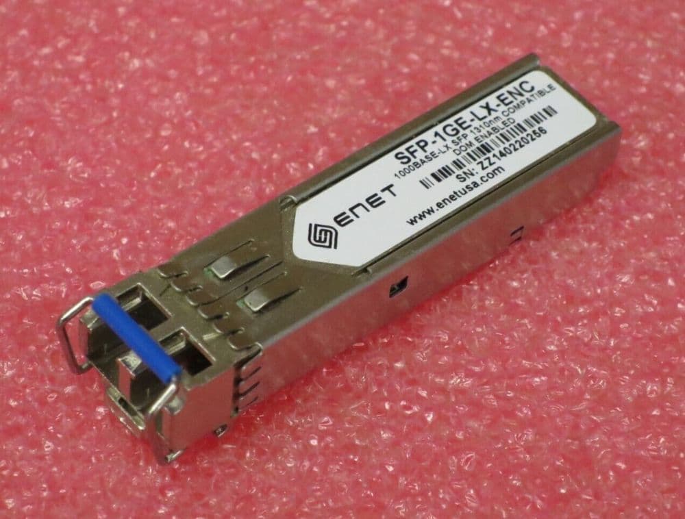 ENET Networks SFP-1GE-LX-ENC 1000BASE-LX/LH MMF SMF Duplex LC SFP ...