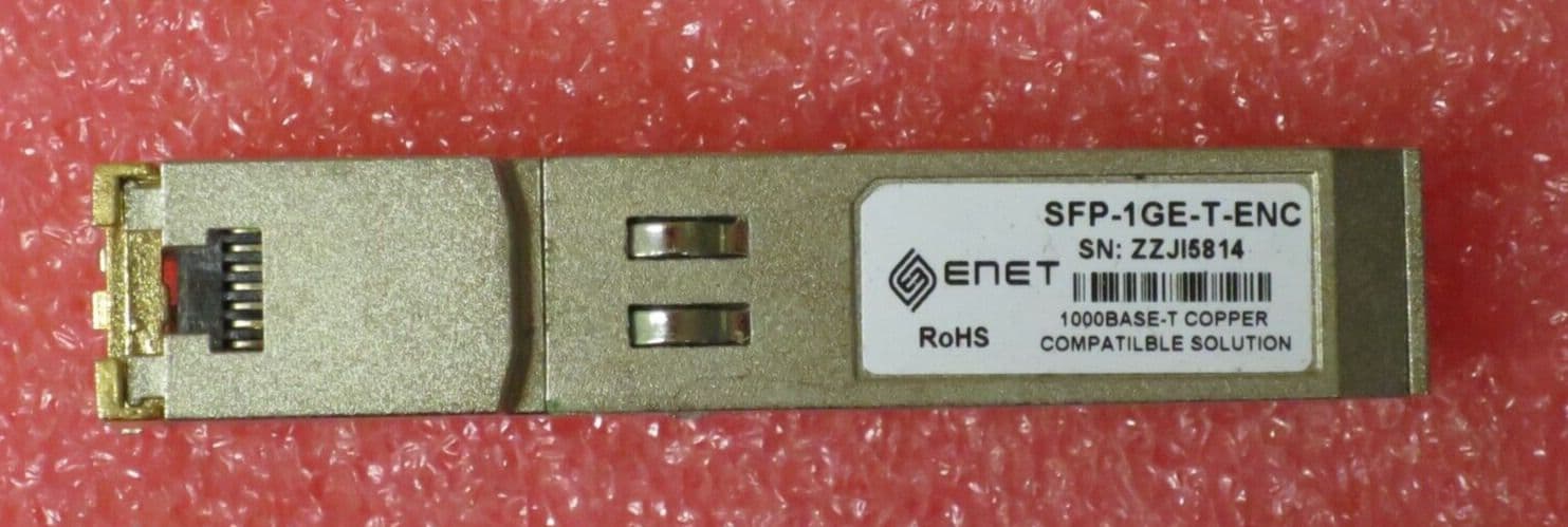 ENET SFP-1GE-T-ENC 1000BASE-T SFP 100m RJ45 Transceiver Module