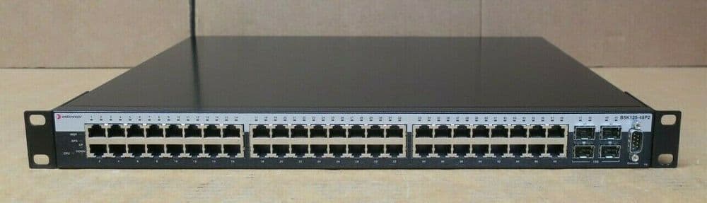 Enterasys B-Series B5 B5K125-48P2 48x 1GbE PoE 2x Combo 2x 10G Ports 1U ...