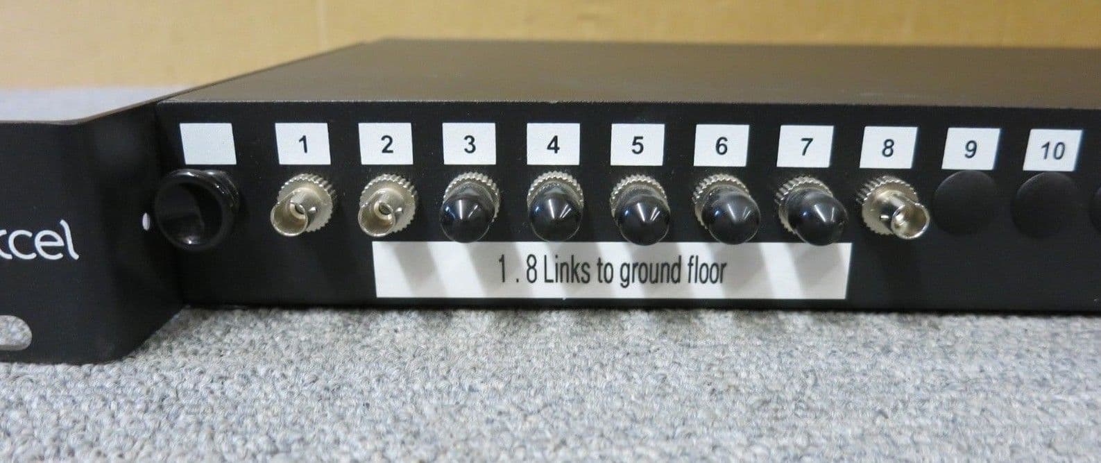 Excel 200-378 24 Way Mulitmode Fiber Optic Panel With 8 x ST Adapter