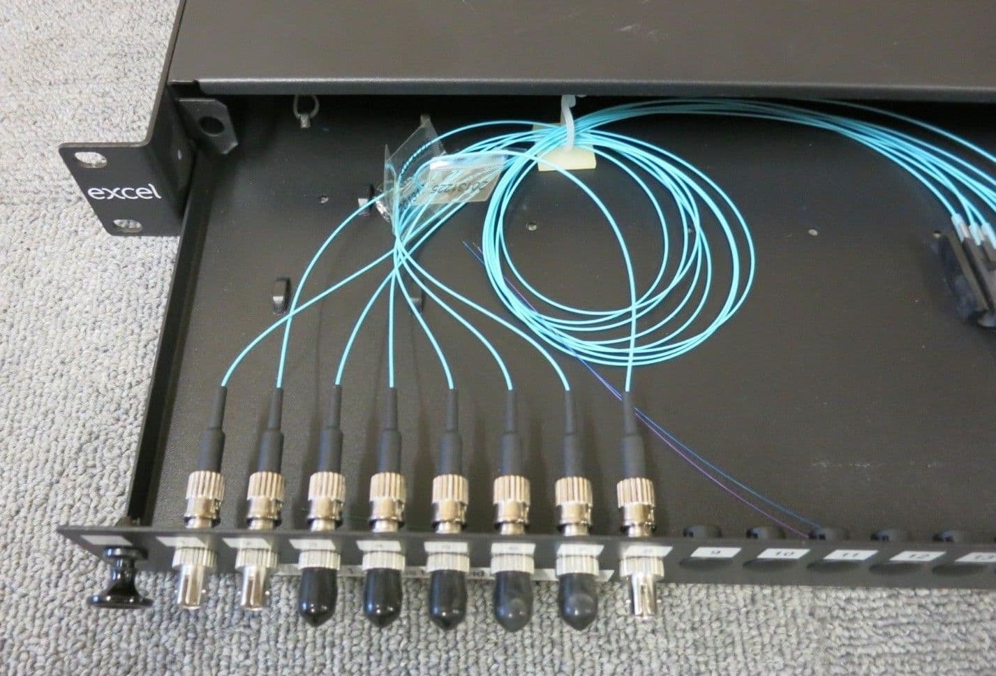 Excel 200-378 24 Way Mulitmode Fiber Optic Panel With 8 x ST Adapter