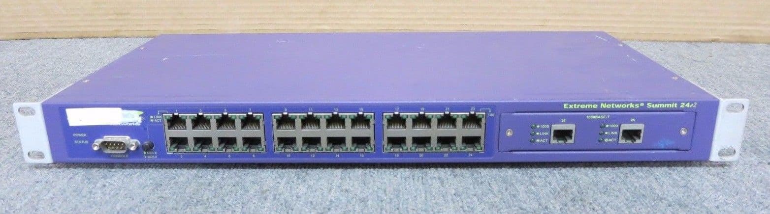 Extreme 13231 800101-00-02 24 Port Managed Networks Summit 24e2 Switch