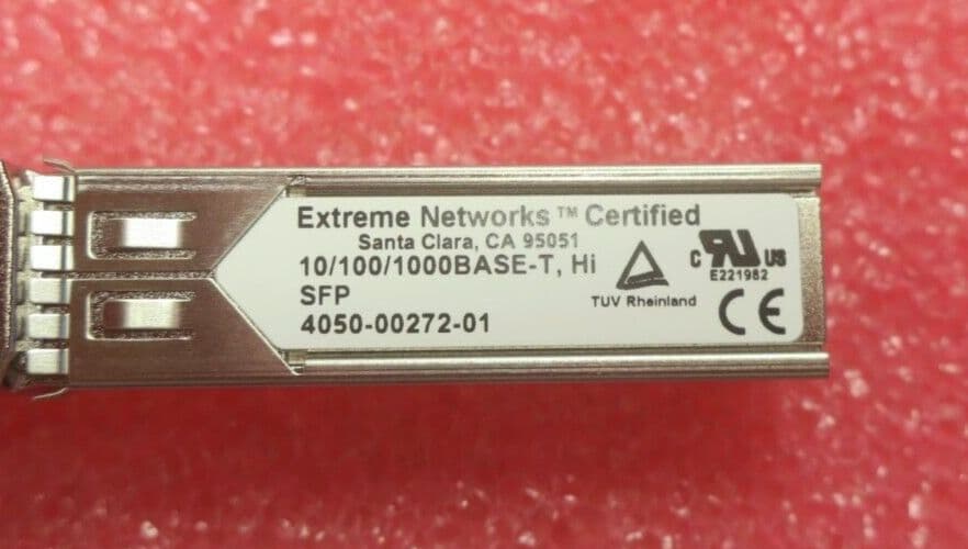 Extreme Networks 1Gb RJ45 SFP Transceiver Module 4050-00272-01 ...
