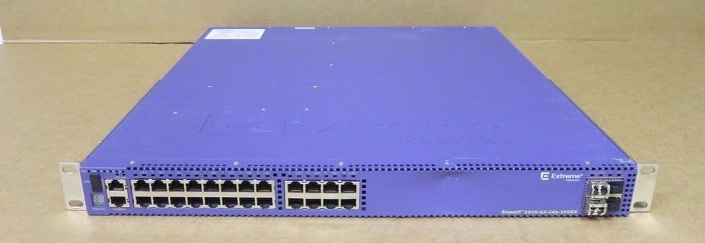 Extreme Networks Summit X450-G2-24p-10GE4 24 port PoE 4 10GB SFP 16177 EDGE