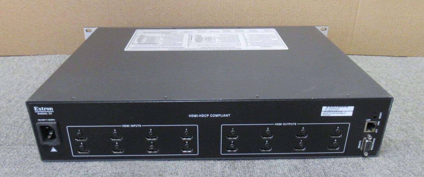 Extron 60-881-01 DXP Series 88 HDMI 8x8 Digital Crosspoint Matrix Switchers