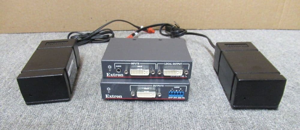 Extron DTP DVI 4K 230 Tx & Rx Twisted Pair Extender Transmitter And ...
