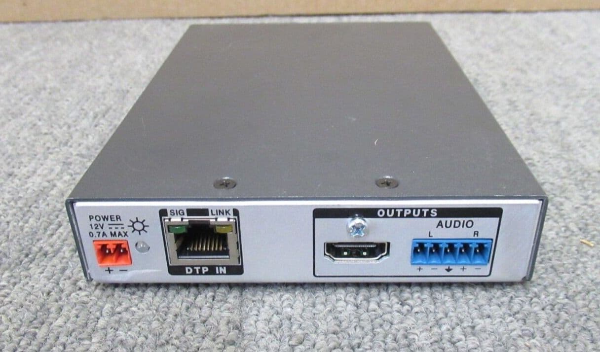 Extron DTP HDMI 4K 230 Rx 4K Over Cat 5 Receiver - No AC Adapter