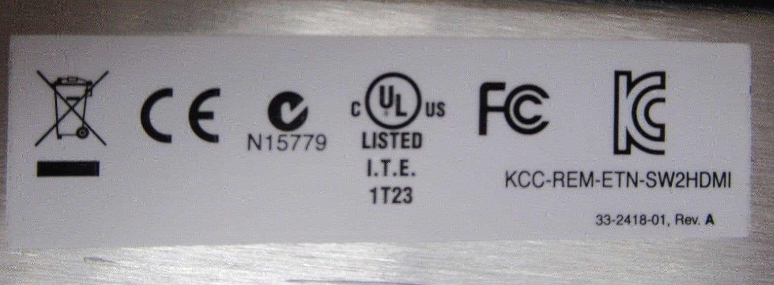 Extron SW2 2 Input HDMI Switcher With EDID Minder 60-841-01 6 7 Gbps ...