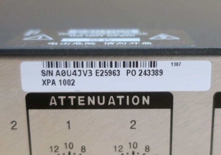 Extron XPA 1002 Two Channel Low Impedance Xtra Power Signal Amplifier ...