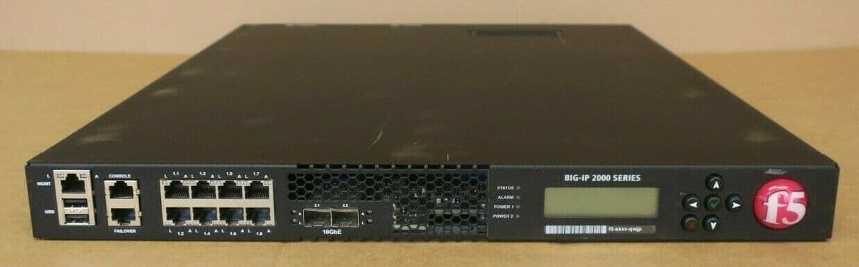 F5 Network Big-IP 2000 Enterprise LTM Local Traffic Manager Load Balancer 2x PSU