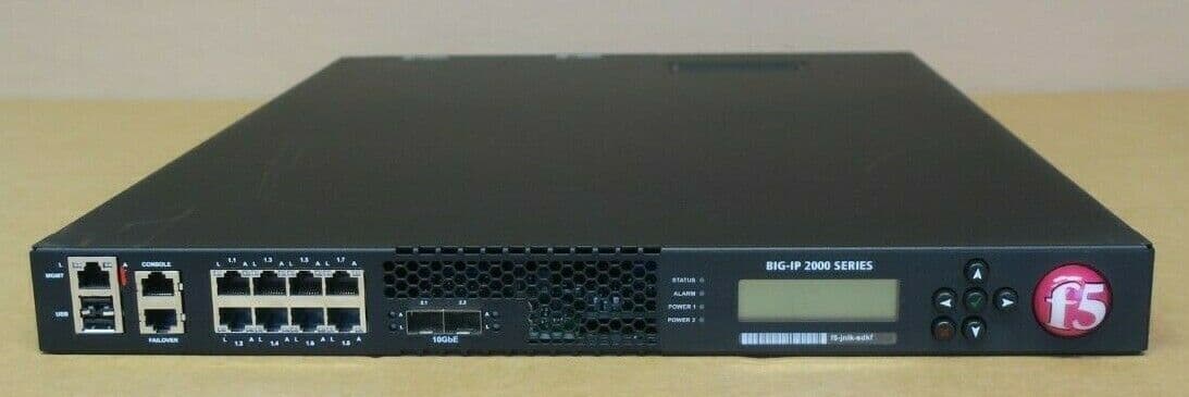 F5 Network Big-IP 2000S LTM Local Traffic Manager Load Balancer 2x PSU Licenses