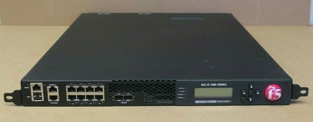 F5 Network Big-IP 2000S LTM Local Traffic Manager Load Balancer Ver 13 ...