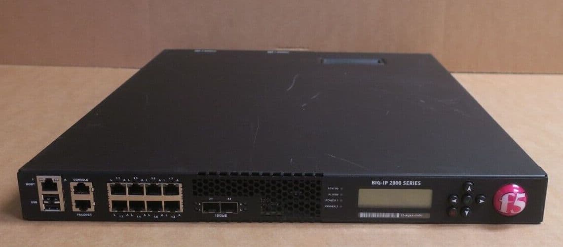 F5 Networks Big-IP 2000 2200S Enterprise LTM Local Traffic Manager Load ...