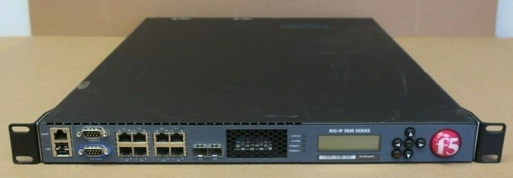 F5 Networks Big-IP 3600 Series 1U LTM Local Traffic Manager Appliance 2x PSU