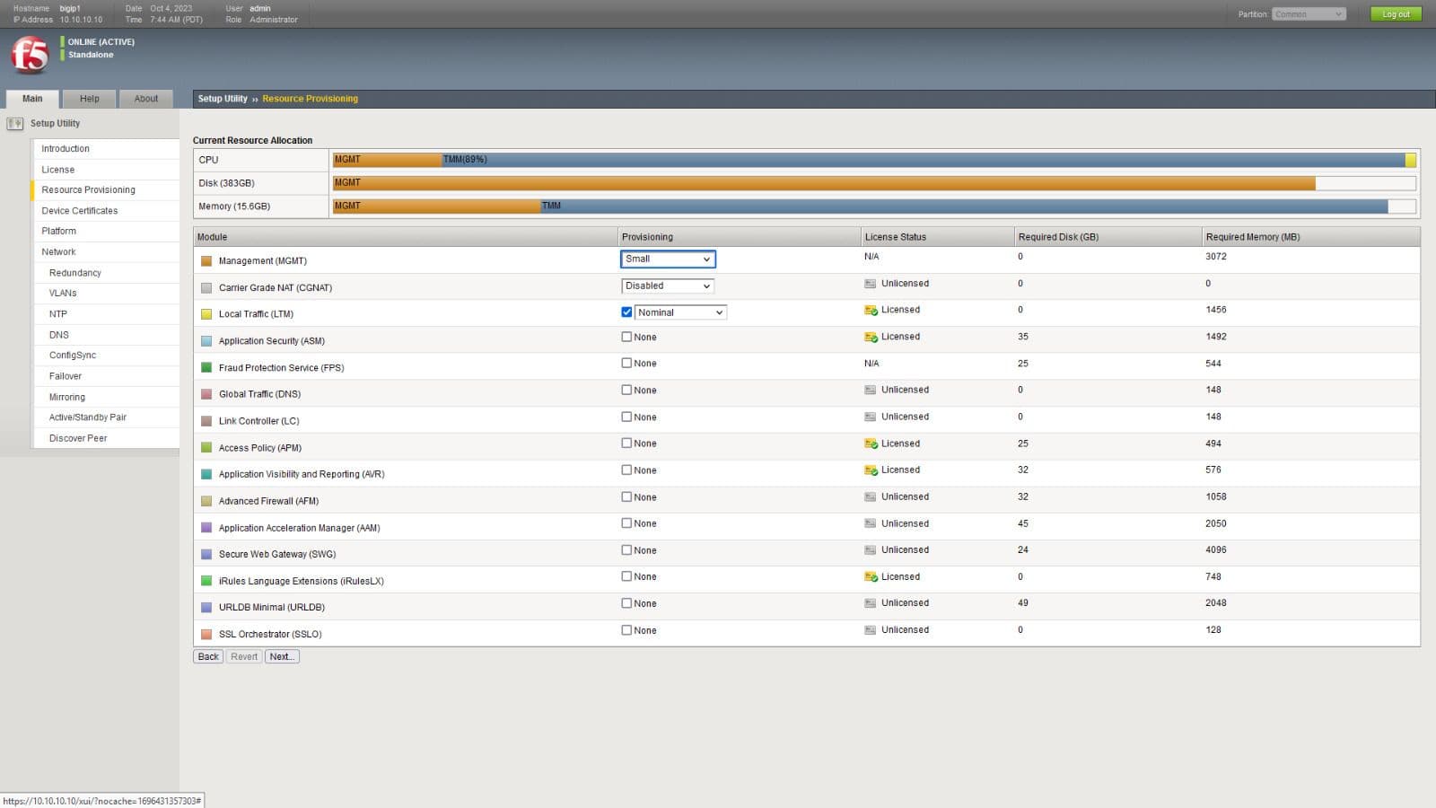 F5 Networks Big-IP 4000s Enterprise Application Delivery Controller ADC ...