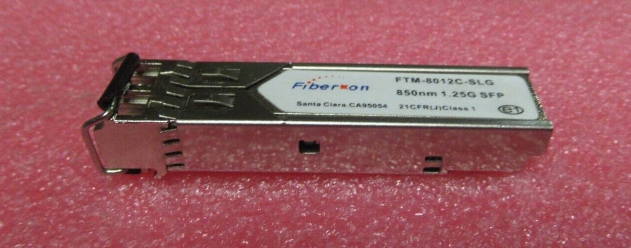 Fiberxon 1 25Gb/s 850nm 550m SMF LC SFP Transceiver Module FTM-8012C-SLG