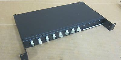 Fibre Channel 8 / 16 - Port Rack Mount Black Patch Panel - Fibre Optic ...