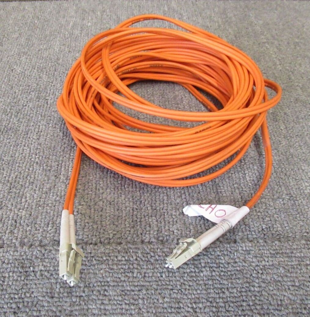 Fibre Optic Cable LC To LC 50/125 Duplex Multimode 10M Orange - P/N ...
